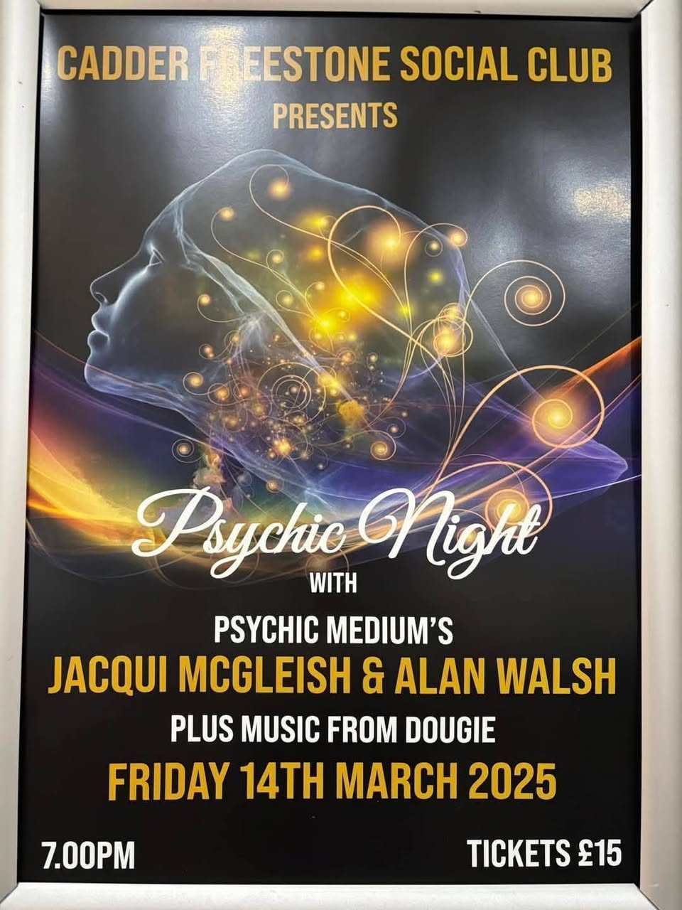 Upcoming Events – Cadder Freestone Social Club